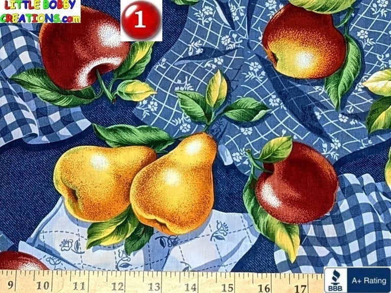 MIXED FRUITS LAMP SHADES - 9 Shade Fabric Options - Each Available in ...