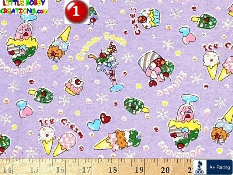 ICE CREAM LAMP SHADE - 1 Shade Fabric Options - Each Available in 23 ...