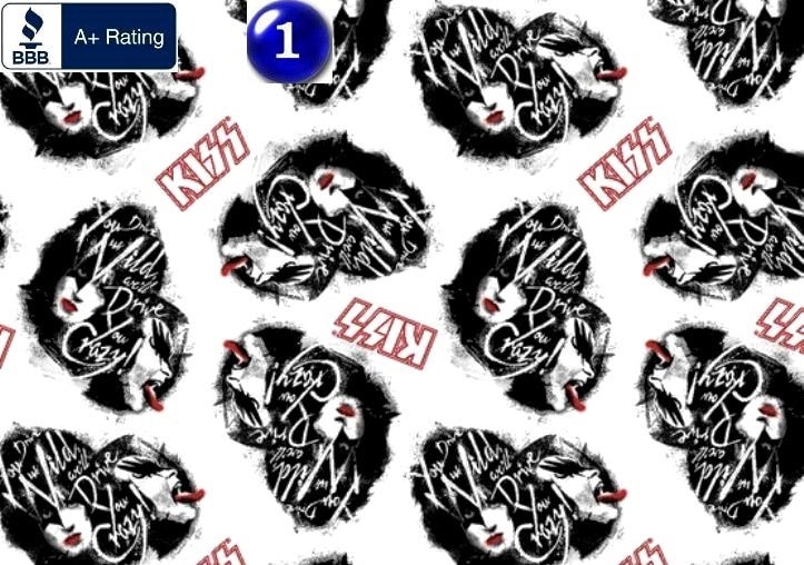 KISS LAMP SHADES - 1 Shade Fabric Option - Available in 23 Shade Sizes ...